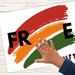 Juneteenth Flag Handprint Art for Kids, Black History Handprint Art ...