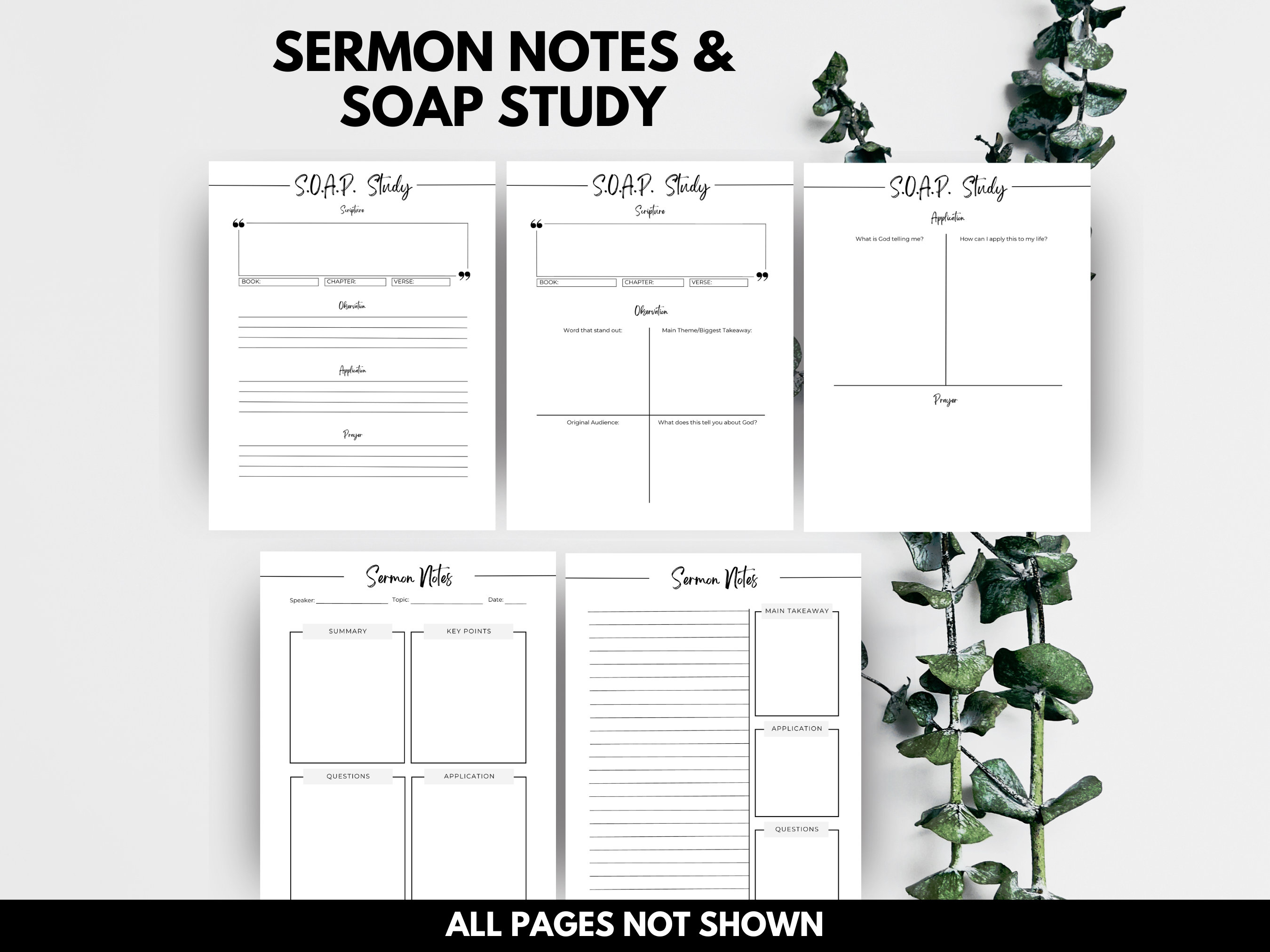Bible Study Notes, Bible Study Guide, Bible Study Template, Bible Study ...