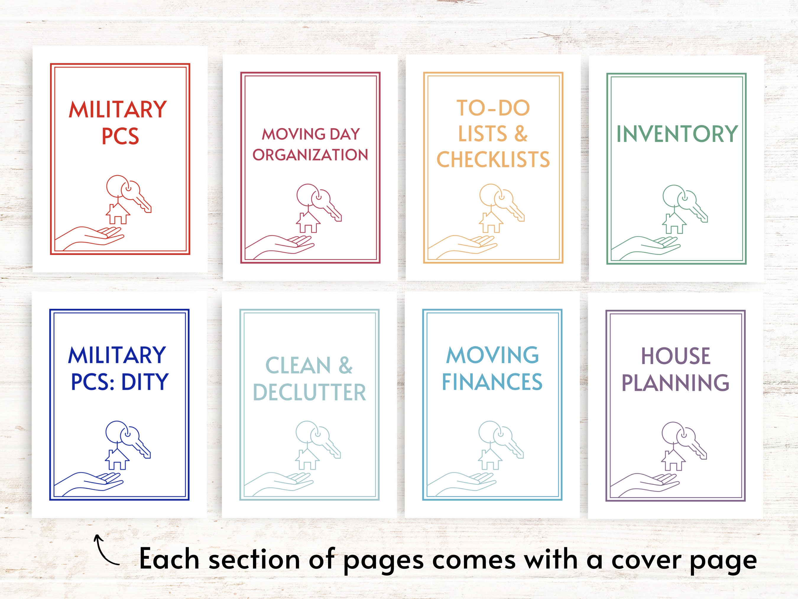 PCS Binder Printable PCS Checklist | Moving Checklist, Moving Binder ...