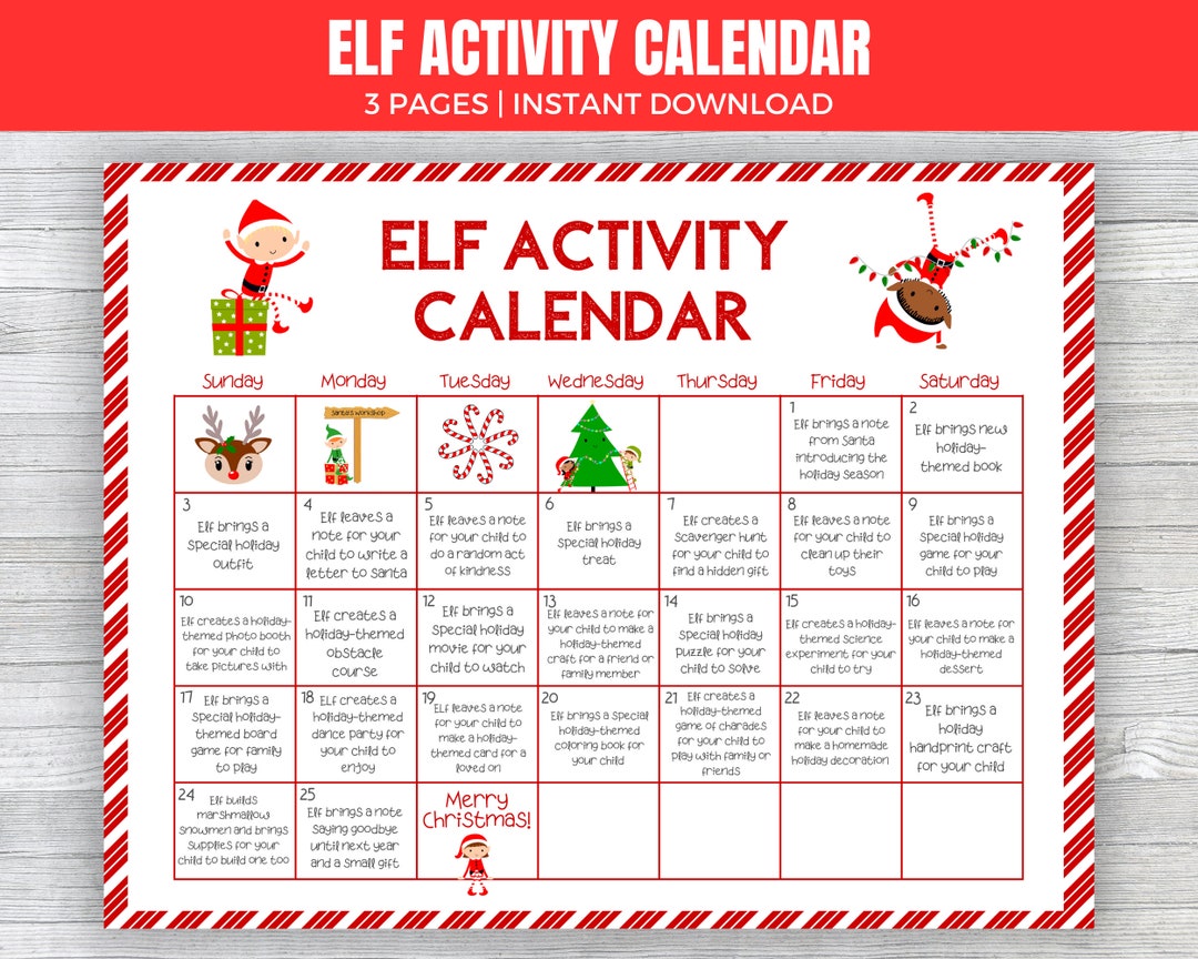 Christmas Elf Report Card Elf Ideas Elf Activity, Santa Warning Letter ...
