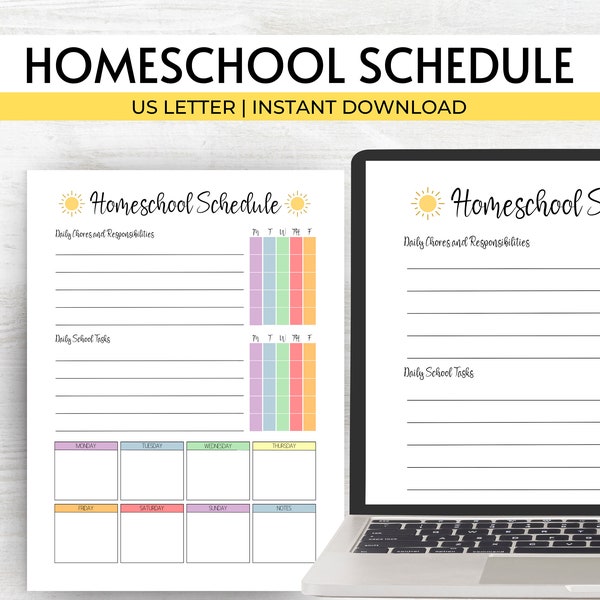 Homeschool Checklist - Etsy