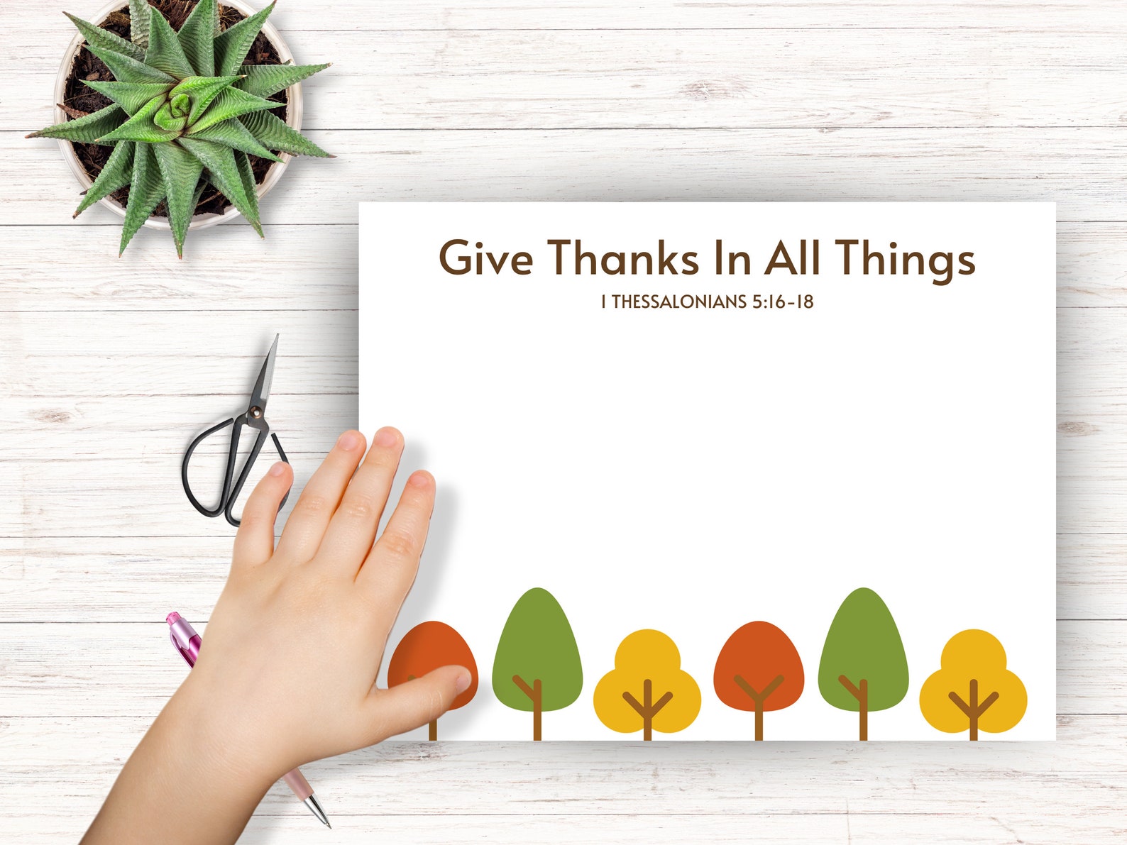 Give Thanks in All Things Handprint Art, Thanksgiving Handprint Craft ...