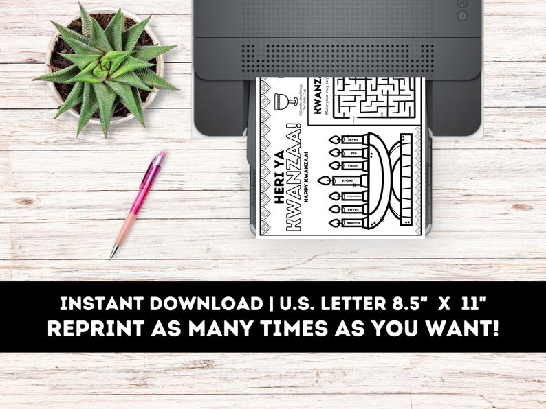 Kwanzaa Kids Coloring and Activities Pages, Printable Kwanzaa Kids ...