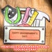 Grandparents Day Craft Toolbox for Grandpa Printable Craft, DIY ...