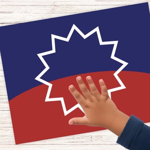 Juneteenth Flag Handprint Art for Kids, Black History Handprint Art ...