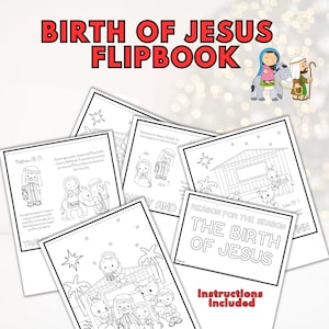Nativity Story Birth of Jesus Sunday School Crafts Kids Bible Story ...