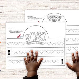 Celebrate Juneteenth Paper Crown Craft for Kids, Juneteenth Activity ...