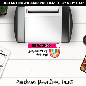 Printable School Counselor Door Sign, Where is the Guidance Counselor ...