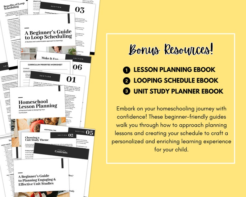 Digital Homeschool Planner for Multiple Kids Printable 2025-2026 ...