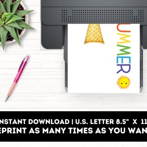 Ice Cream Cone Summer Handprint Craft, Summer Art Project for Kids ...