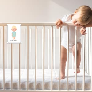 I Can Roll Over Crib Sign, Daycare Printable Baby Crib & Cubby Signs ...