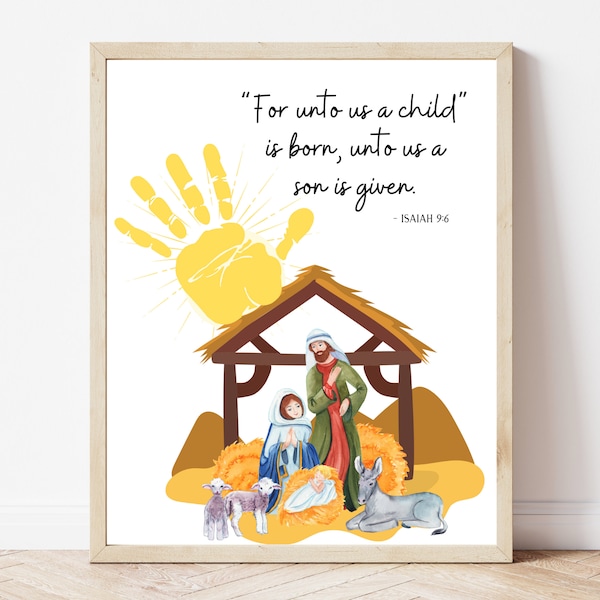 Nativity Story Letter - Etsy