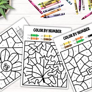 Thanksgiving Color by Number, Thanksgiving Coloring Pages, Thanksgiving ...