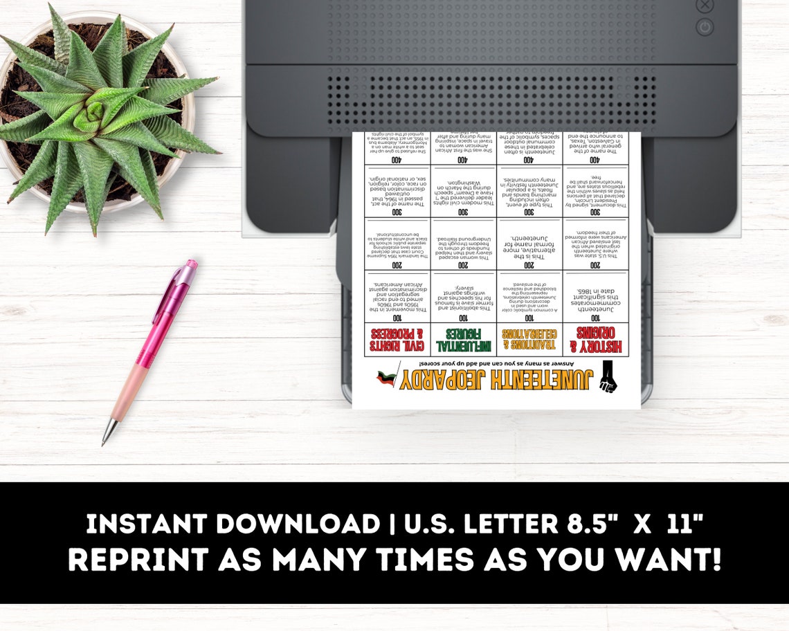 Juneteenth Jeopardy, Juneteenth Activities, Freedom Day Celebration ...