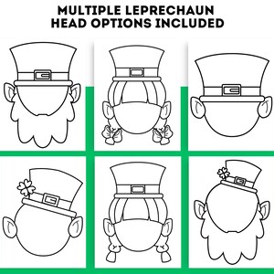 Roll a Leprechaun Game, Build a Leprechaun Printable, Draw a Leprechaun ...