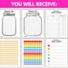 Printable Reward Jar, Kids Reward Chart, Motivational Goal Progress ...