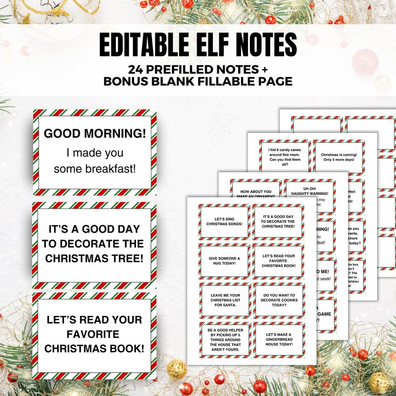 Elf Notes - Etsy