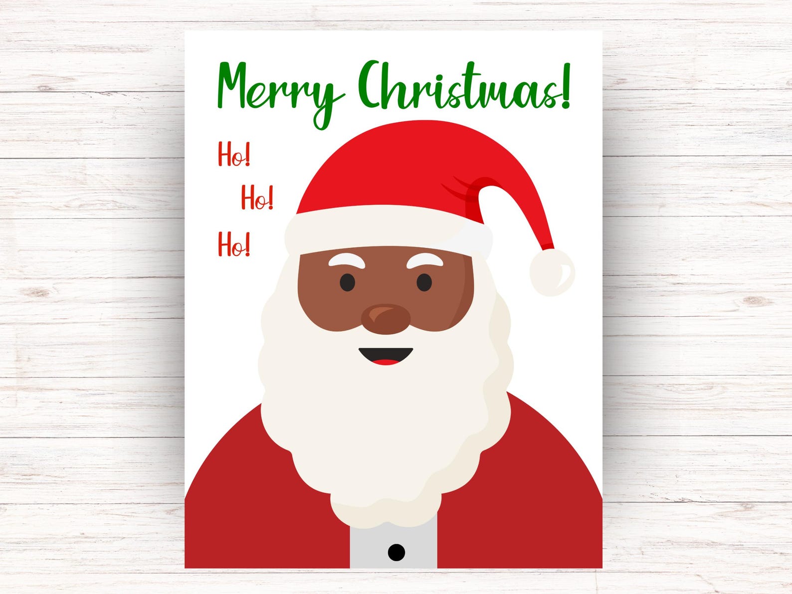 Black Santa Handprint Craft, Christmas Handprint Art, Christmas Crafts ...