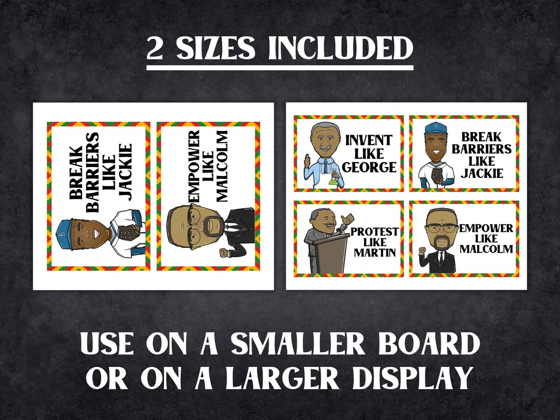 Black History Month Bulletin Board, Black History Posters, Black ...