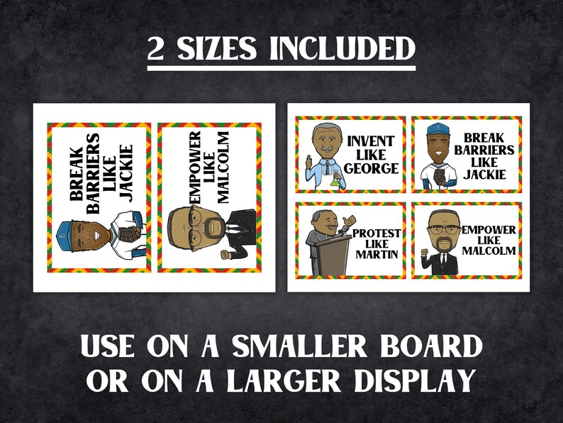 Black History Month Bulletin Board, Black History Posters, Black ...