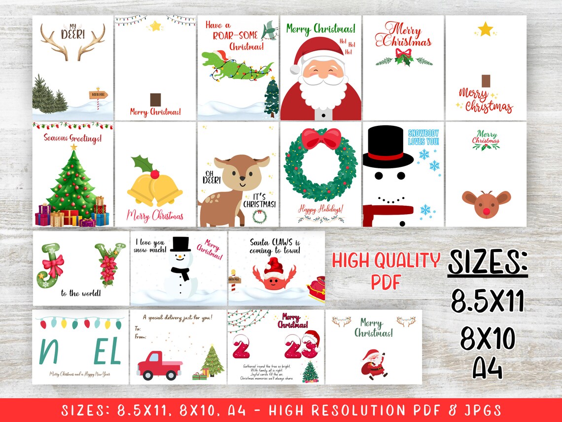 Christmas Handprint Footprint Art Craft Bundle, Holiday Handprint Art ...