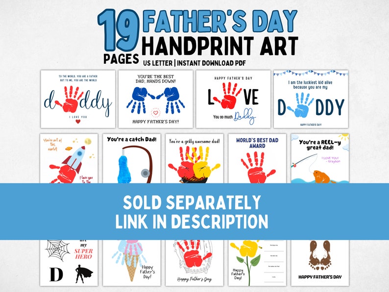 Father's Day Handprint Art, Ice Cream Cone Handprint Templates for Dad ...