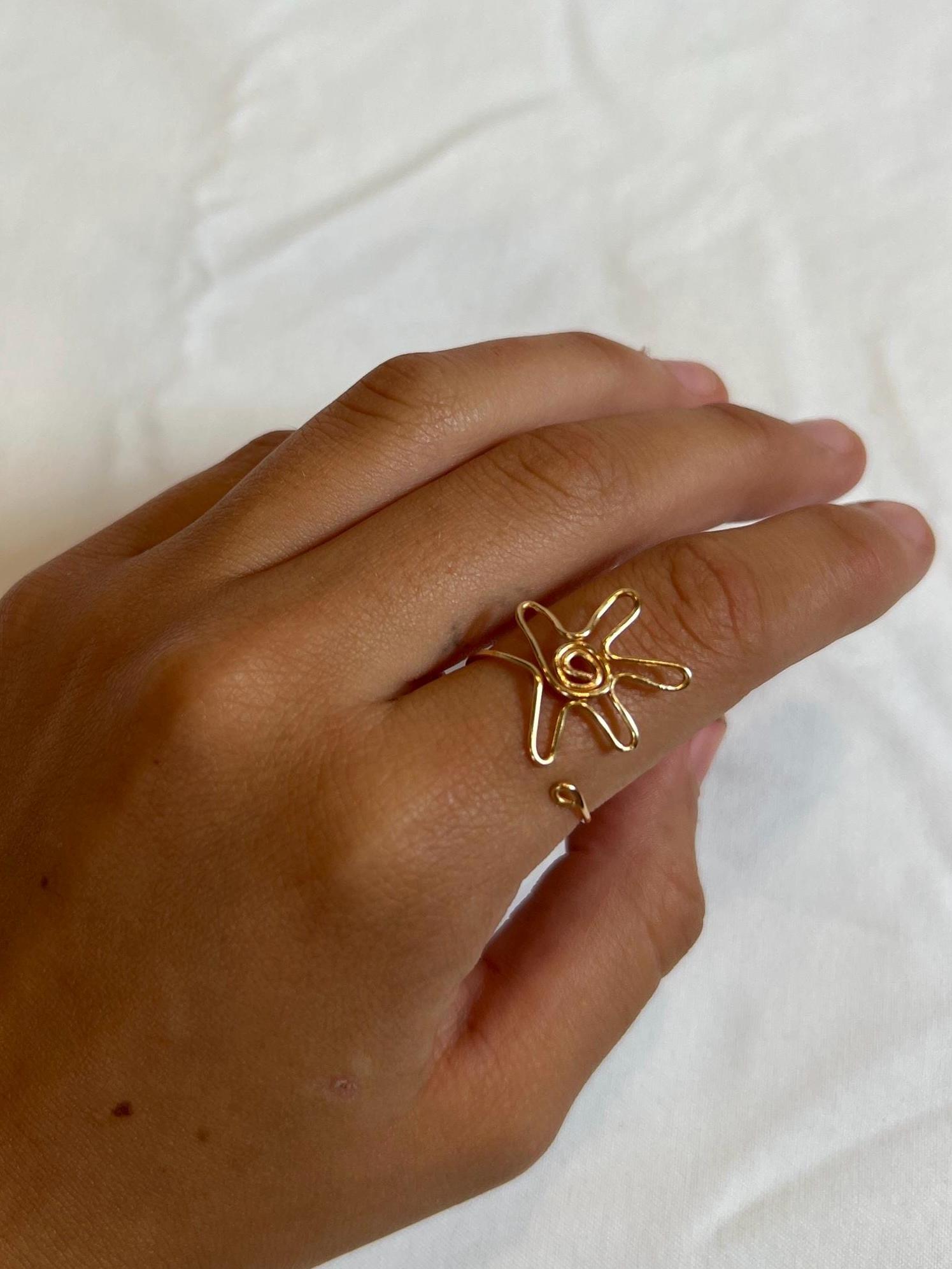 Handmade Wire Sun Ring - Etsy