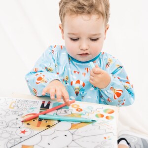 Kids Art Supplies Coloring Kit for Children Placemat With Markers ...