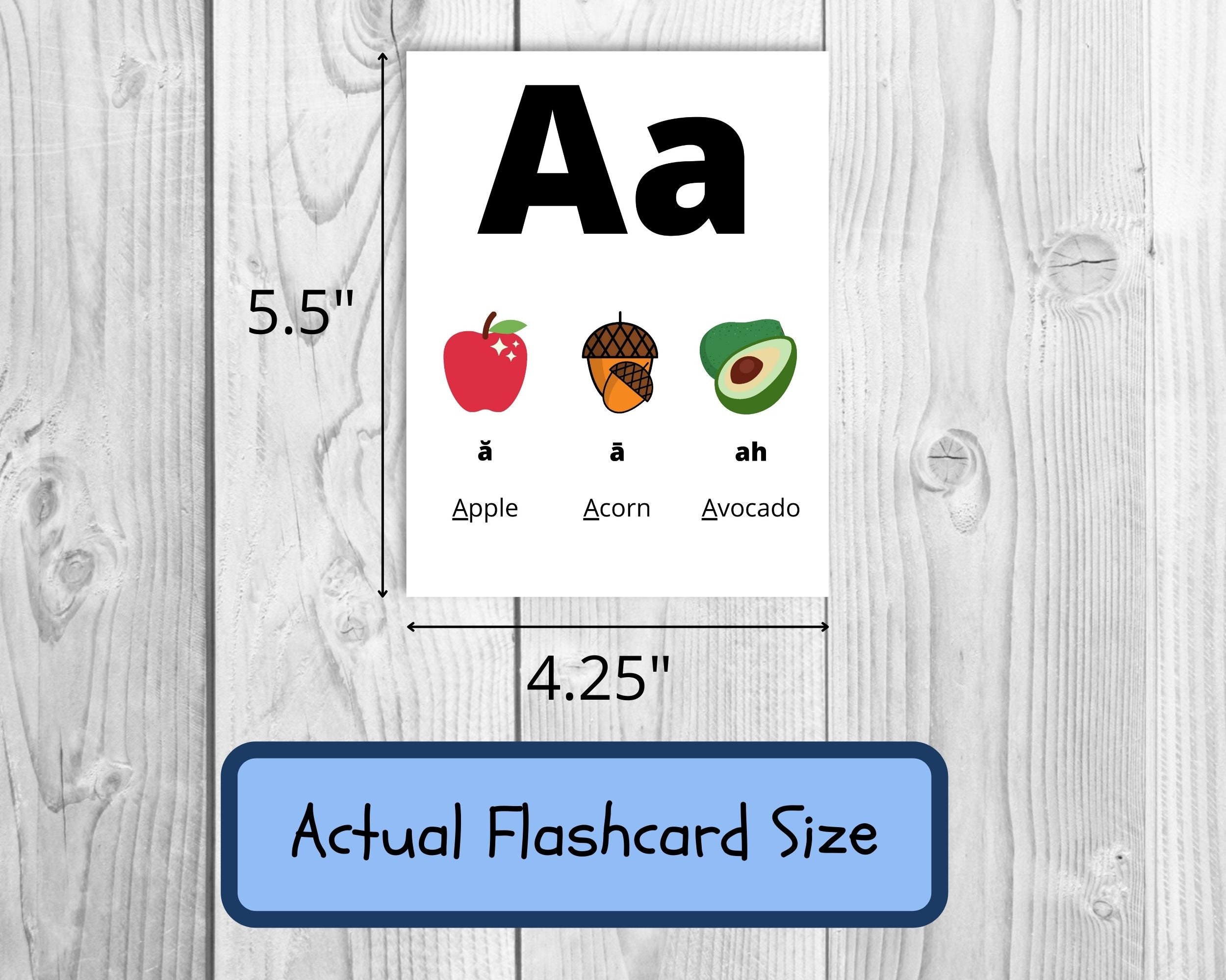 Phonetic Alphabet Flashcards / Phonics Activities / Alphabet Flashcards ...