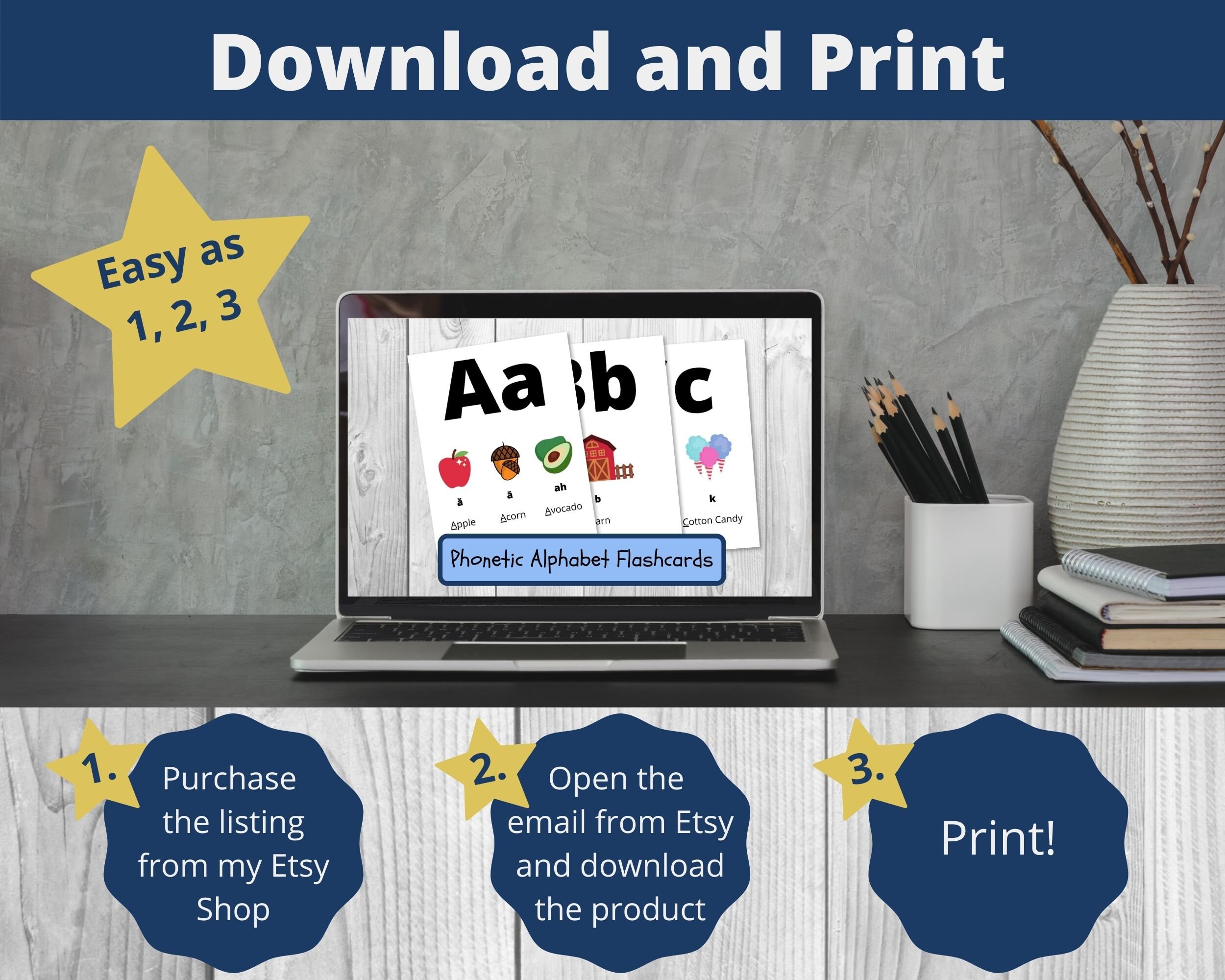 Phonetic Alphabet Flashcards / Phonics Activities / Alphabet Flashcards ...