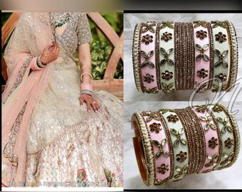 Light Pink Indian Bangles - Etsy