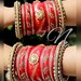 Indian Bridal Arc Curved Hand Painted Chuda Set Glass Kundan - Etsy