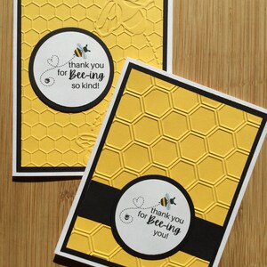 Thank You for Bee-ing You and Thank You for Bee-ing so Kind Handmade ...