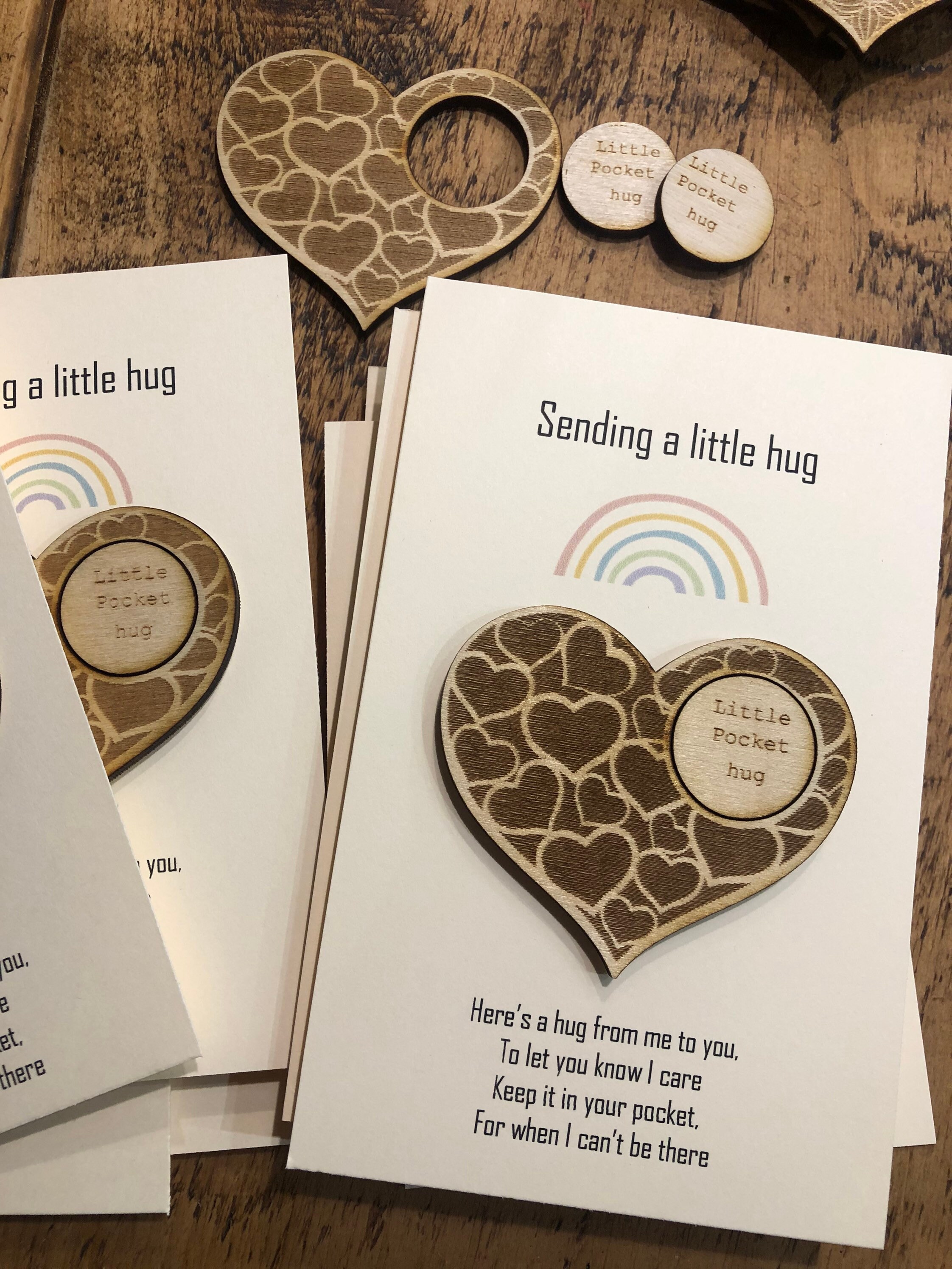 Little Pocket Hug! Send a Hug in the Post With a Message to a Loved One ...