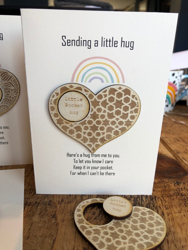Little Pocket Hug Send a Hug in the Post With a Message to a - Etsy UK