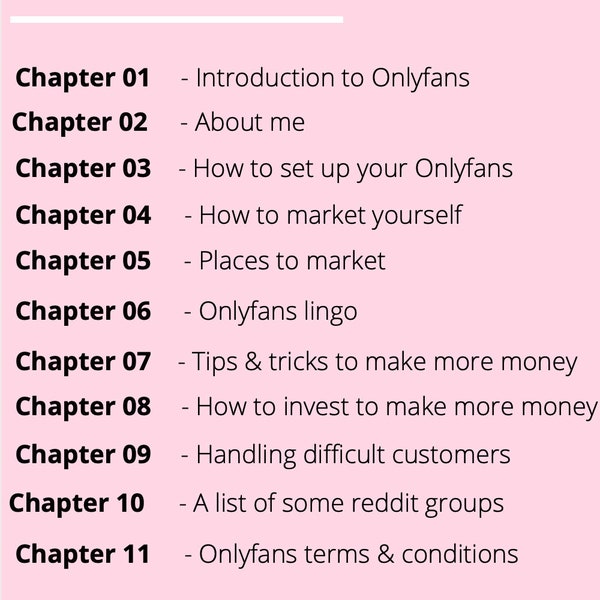 Onlyfans Guide - Etsy