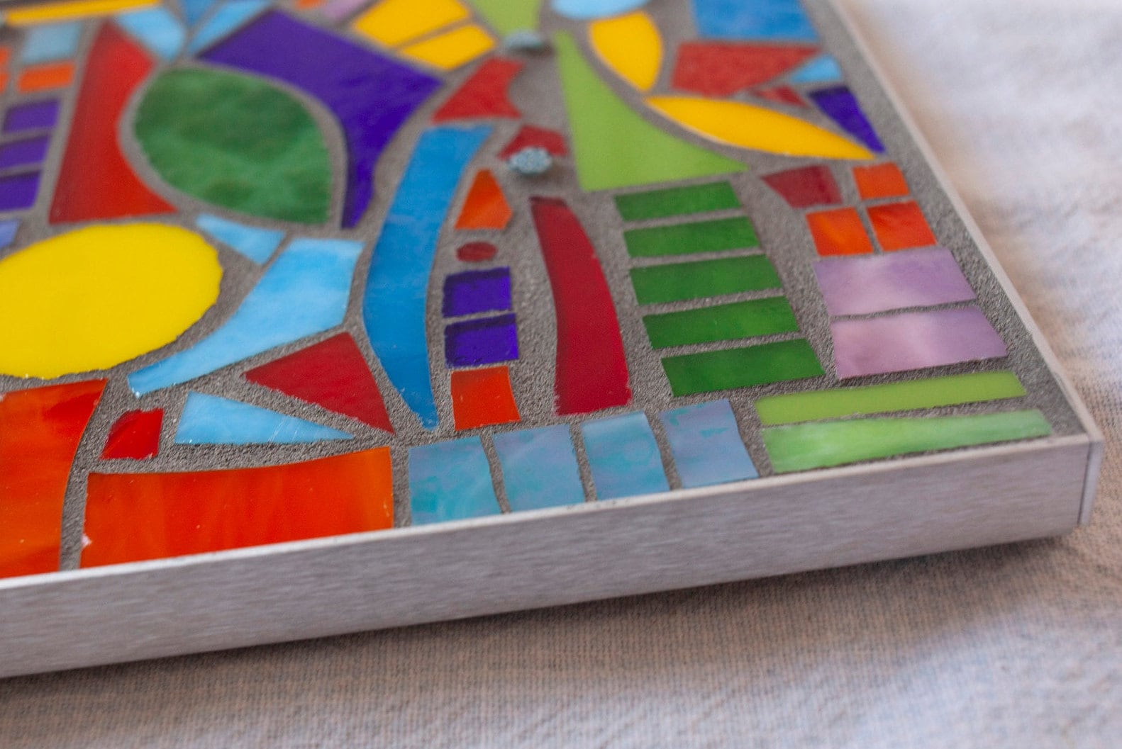 Abstract Mosaic, Small Abstract Art, Mosaic Wall Art, Small Mosaic ...