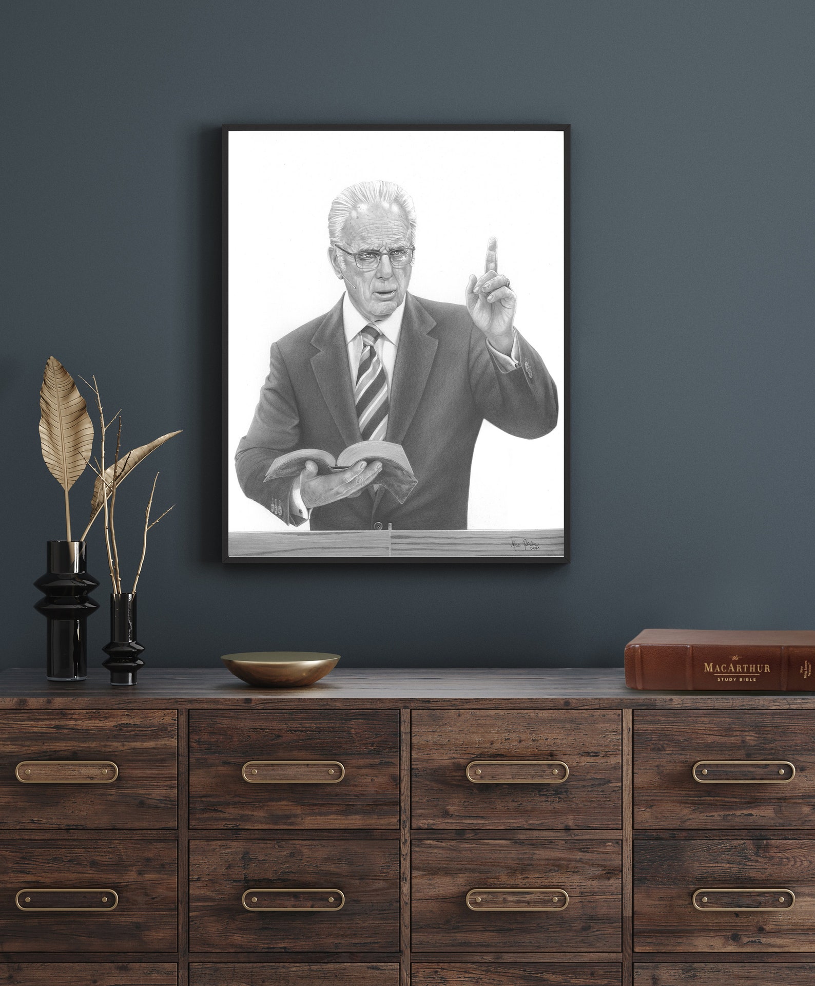John Macarthur Art Portrait | Etsy