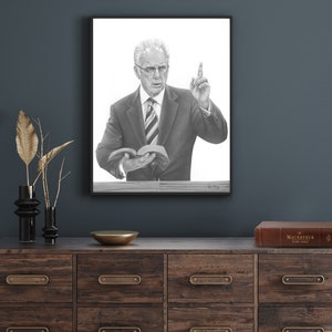 John Macarthur Art Portrait - Etsy