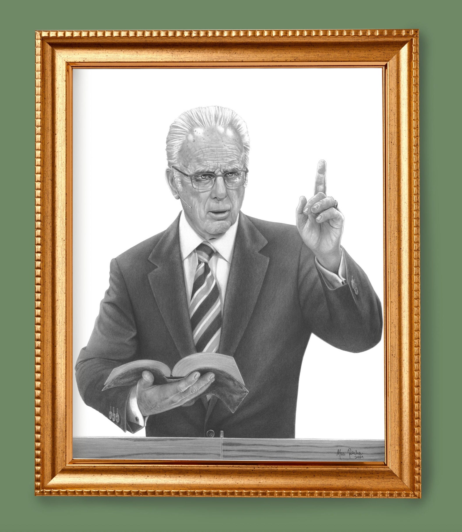 John Macarthur Art Portrait - Etsy