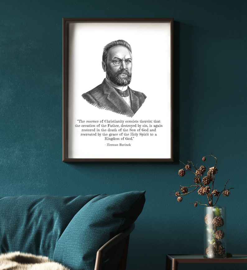 Herman Bavinck & Quote, Portrait Sketch, Art, Reformed Theology ...