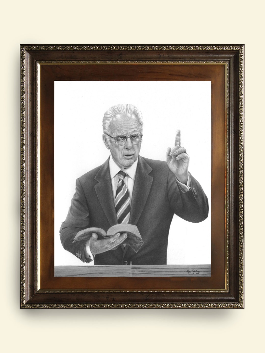 John Macarthur Art Portrait - Etsy