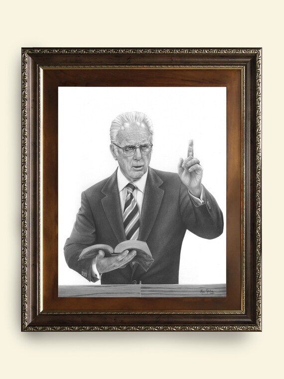 John Macarthur Art Portrait | Etsy