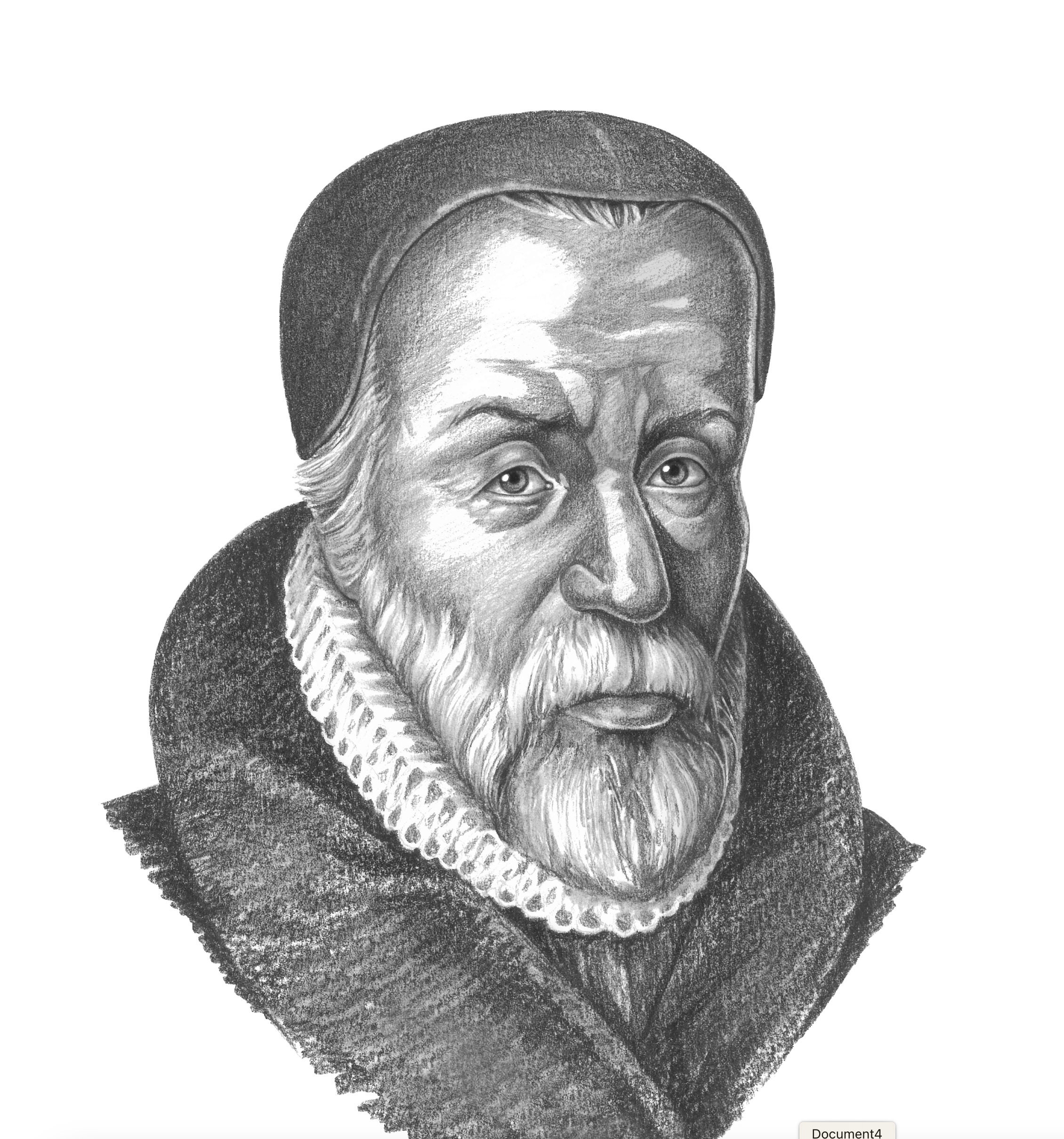 William Tyndale & Quote Portrait Sketch Art Reformed - Etsy