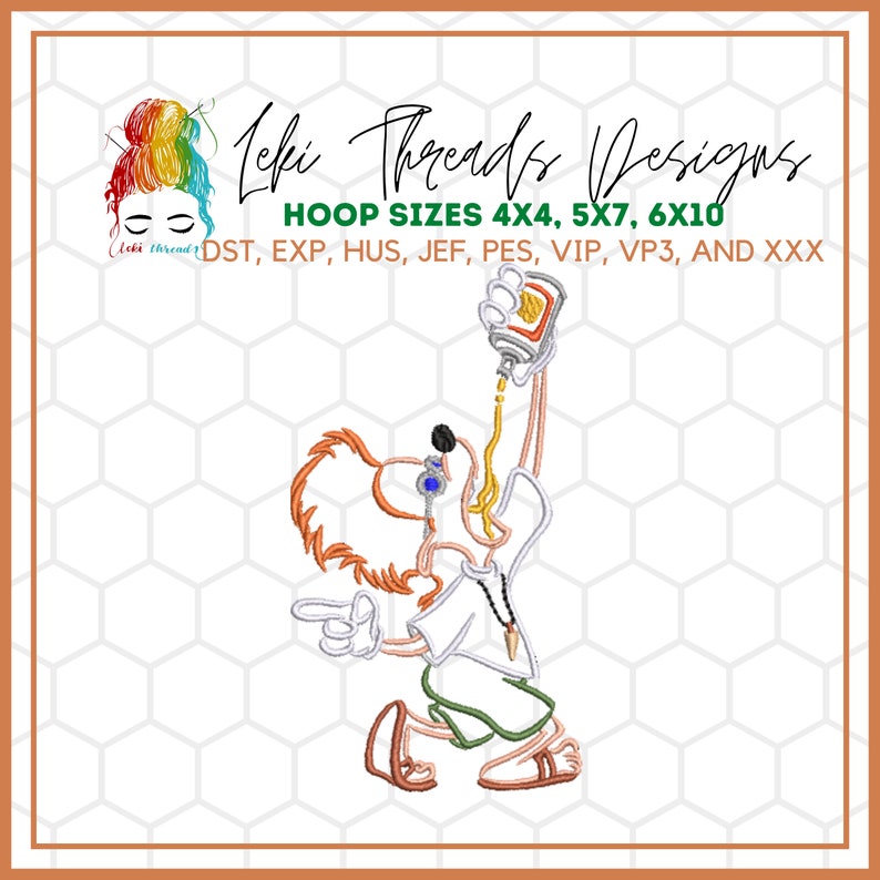 Bobby Inspired Embroidery Design, Goofy Movie Inspired Embroidery ...