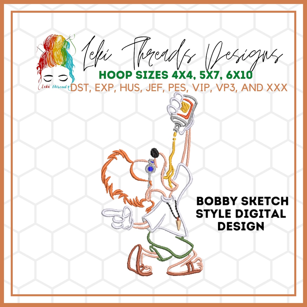 Bobby Inspired Embroidery Design: Goofy Movie (digital Design) - Etsy
