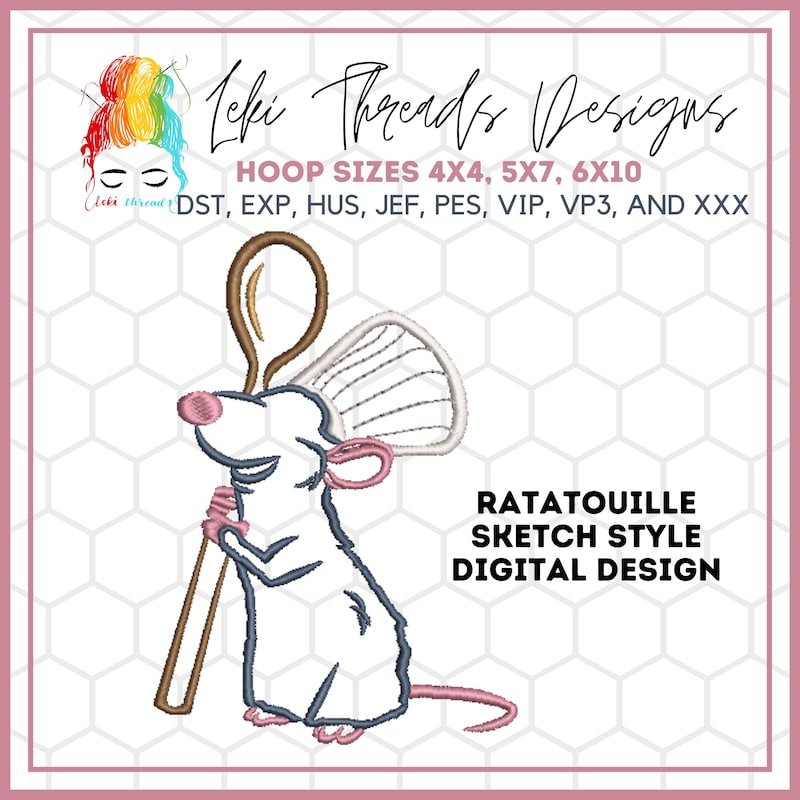 Rat Embroidery - Etsy