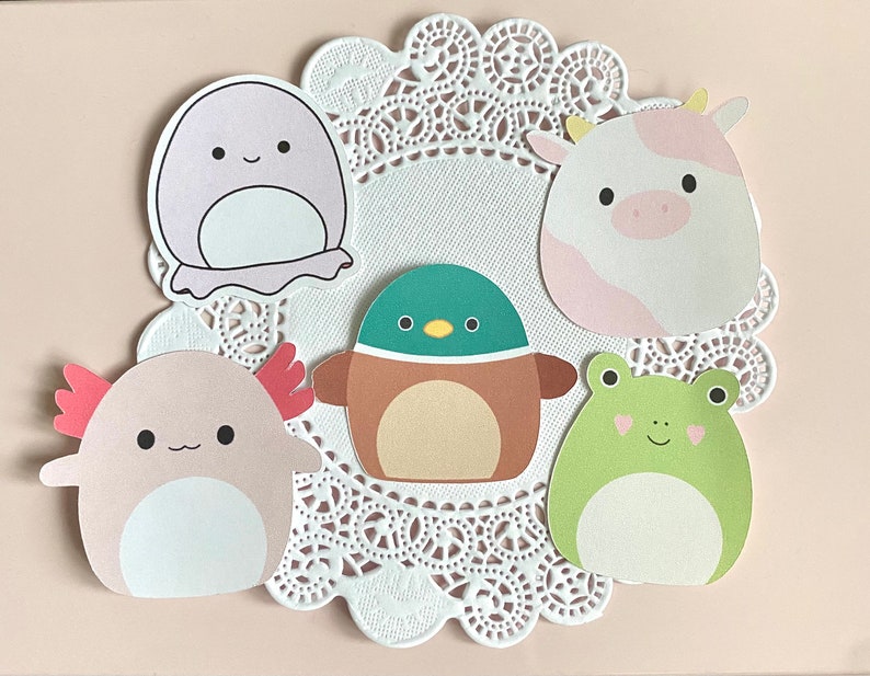 Squishmallow Stickers Cute Squishmallow Stickers Plush - Etsy