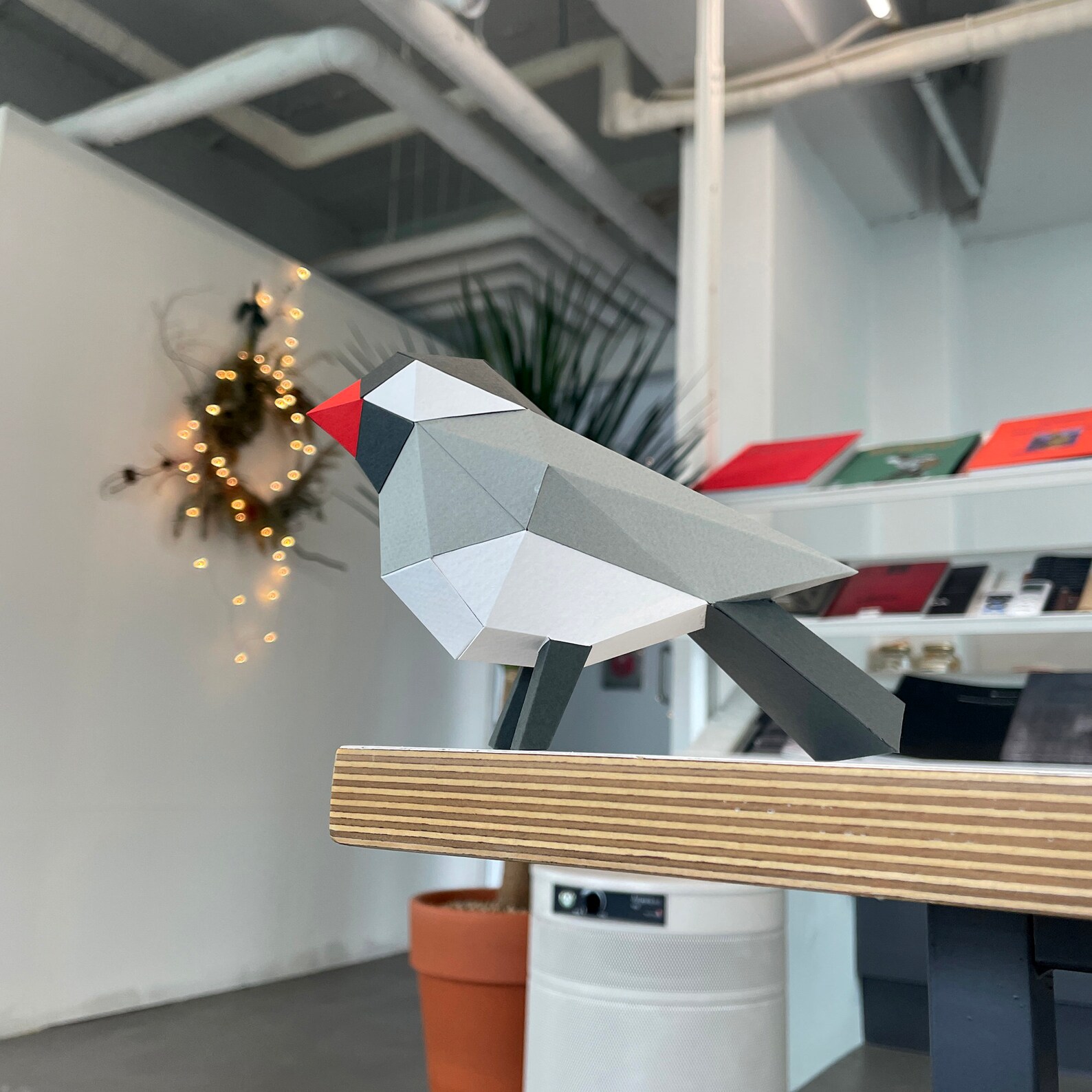 Java Sparrow Bird Paper Craft3d Low Polygonal Paper - Etsy