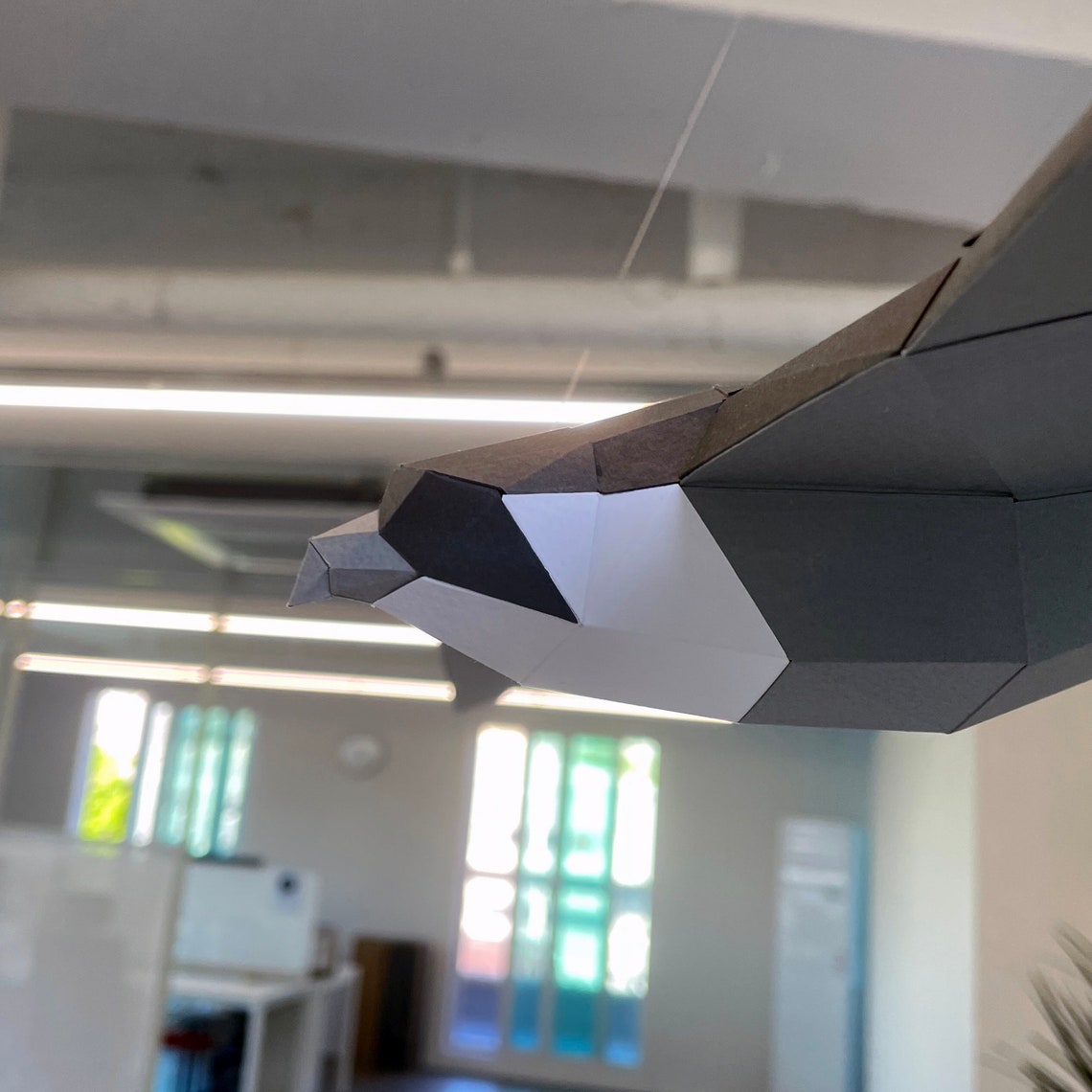 Falconperegrine Bird Paper Craft3d Low Polygonal Paper - Etsy